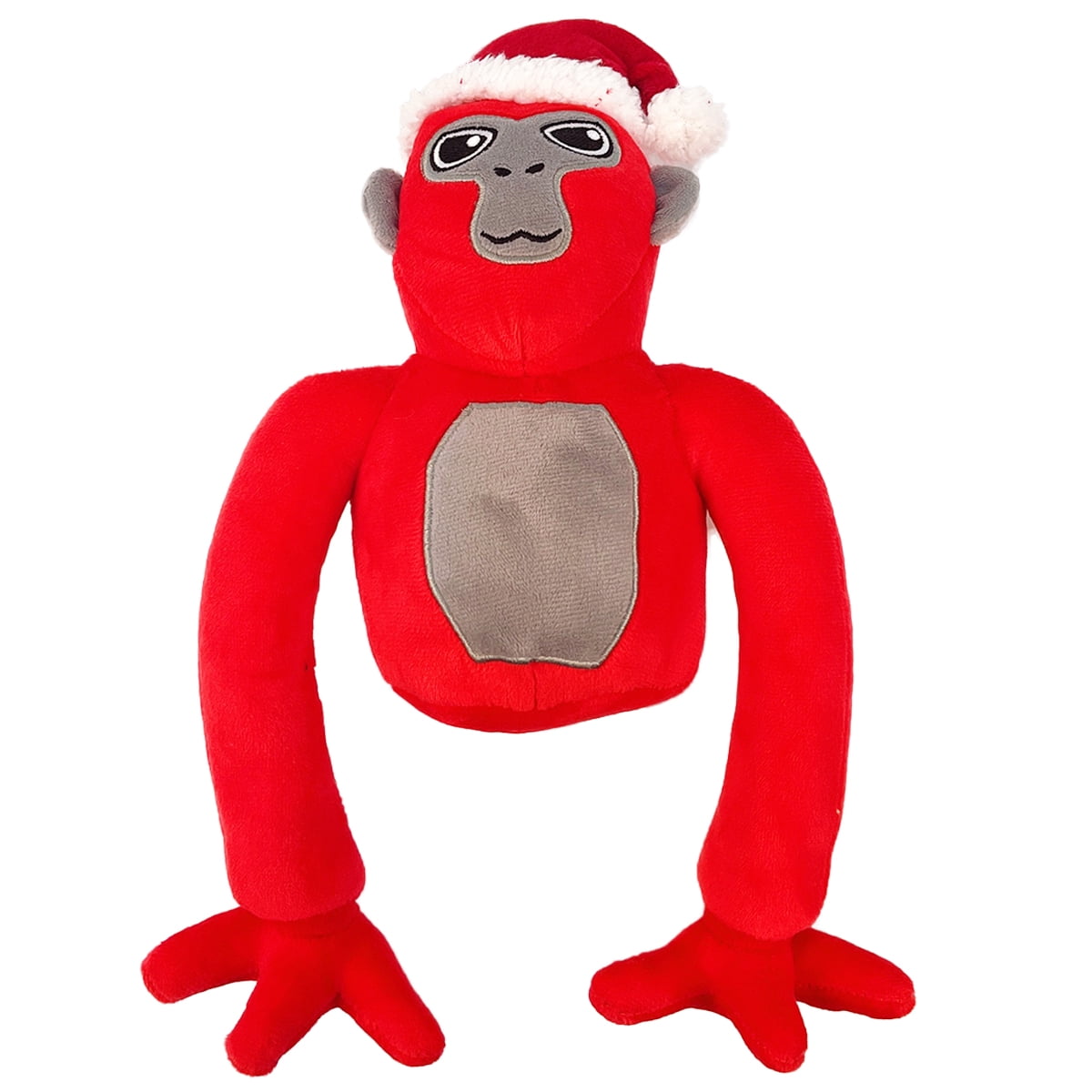 Gorilla Plush Fun Stuffed Animal Monkey Plush Toy with Chrisma Hat ...