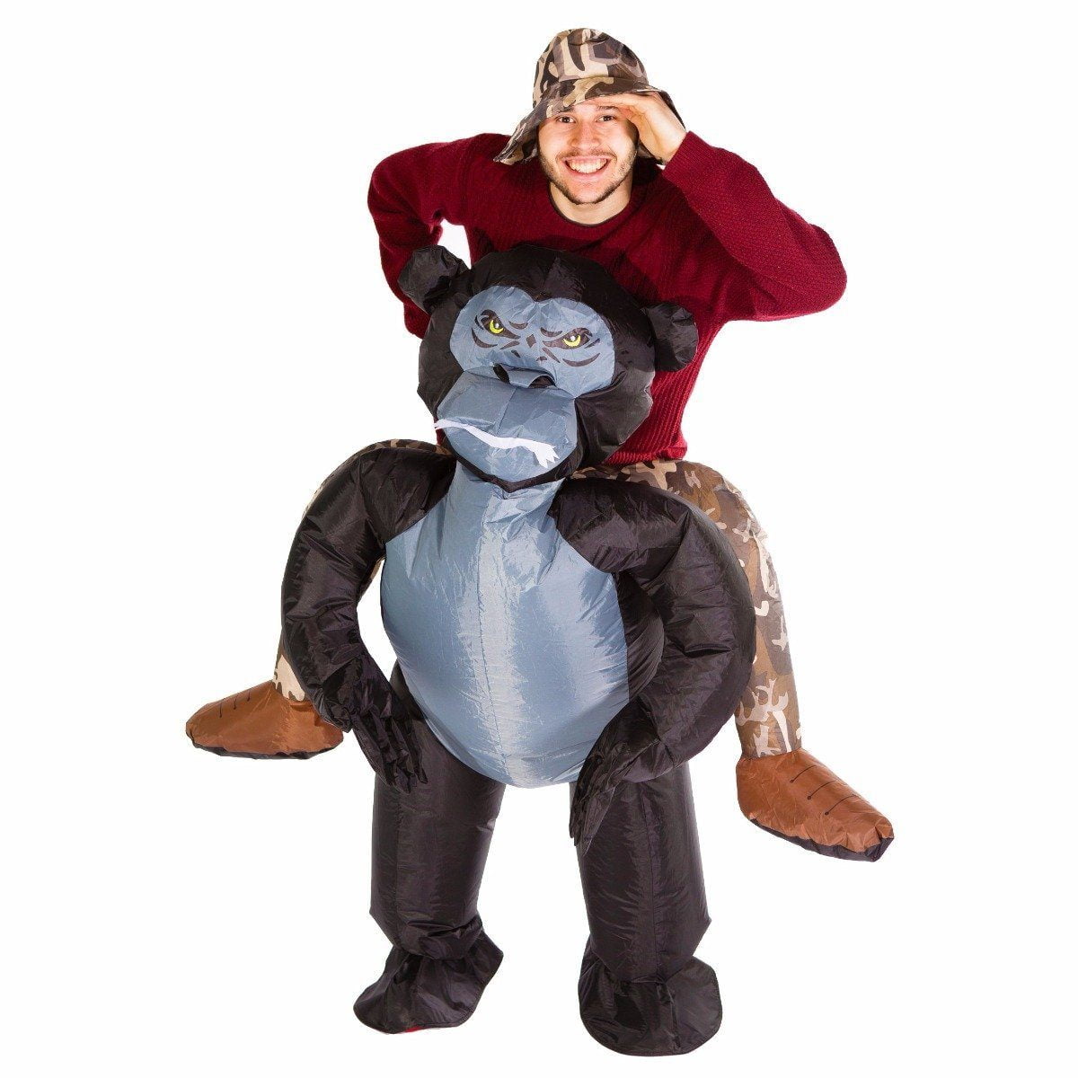 Gorilla Ride Inflatable Costume for Adults (One Size) - Walmart.com