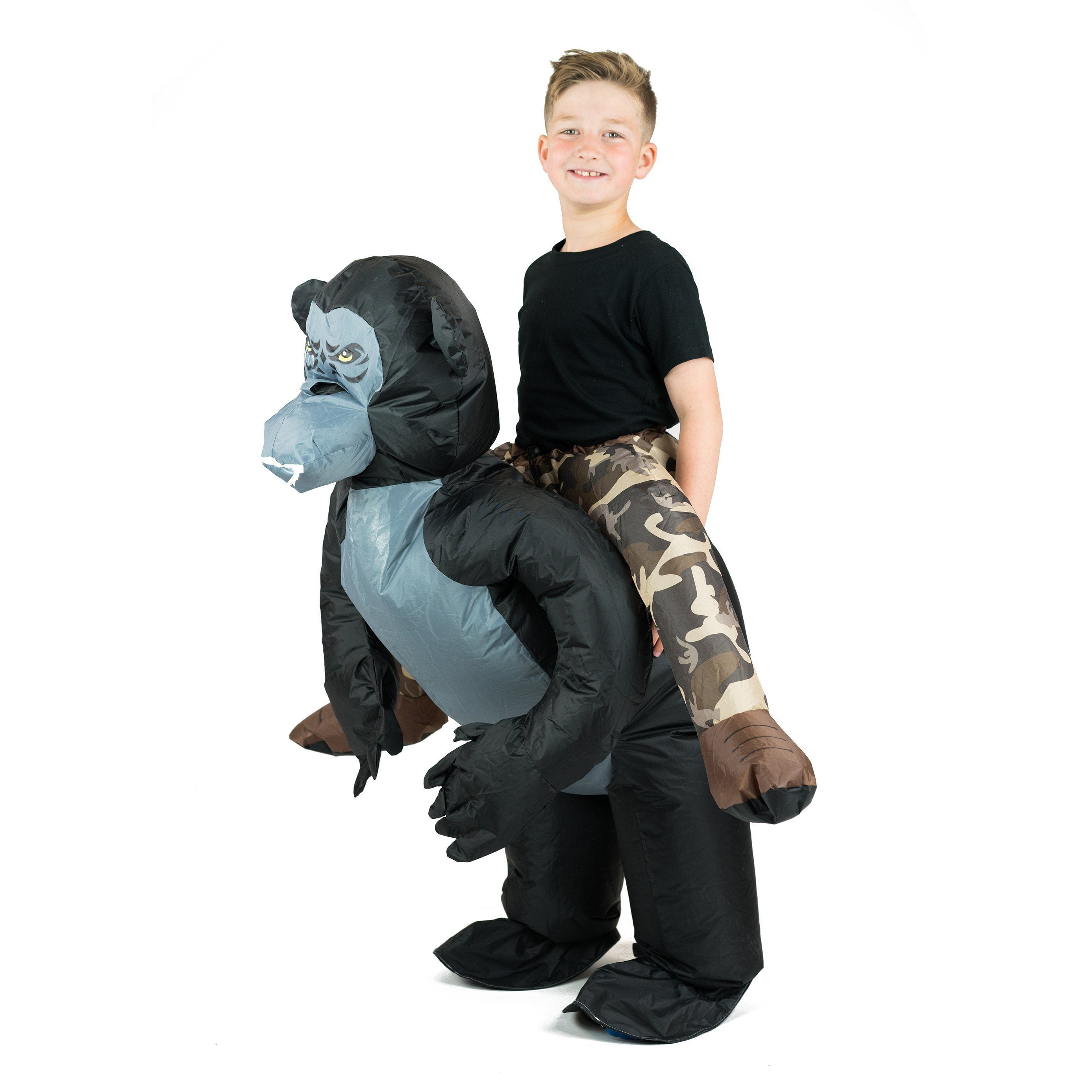 Gorilla Ride Inflatable Costume for Kids (Age 6+) - Walmart.com