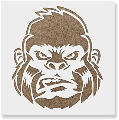 Gorilla Stencil - Chimp Stencil, Stencil of Gorilla, Monkey Stencils ...