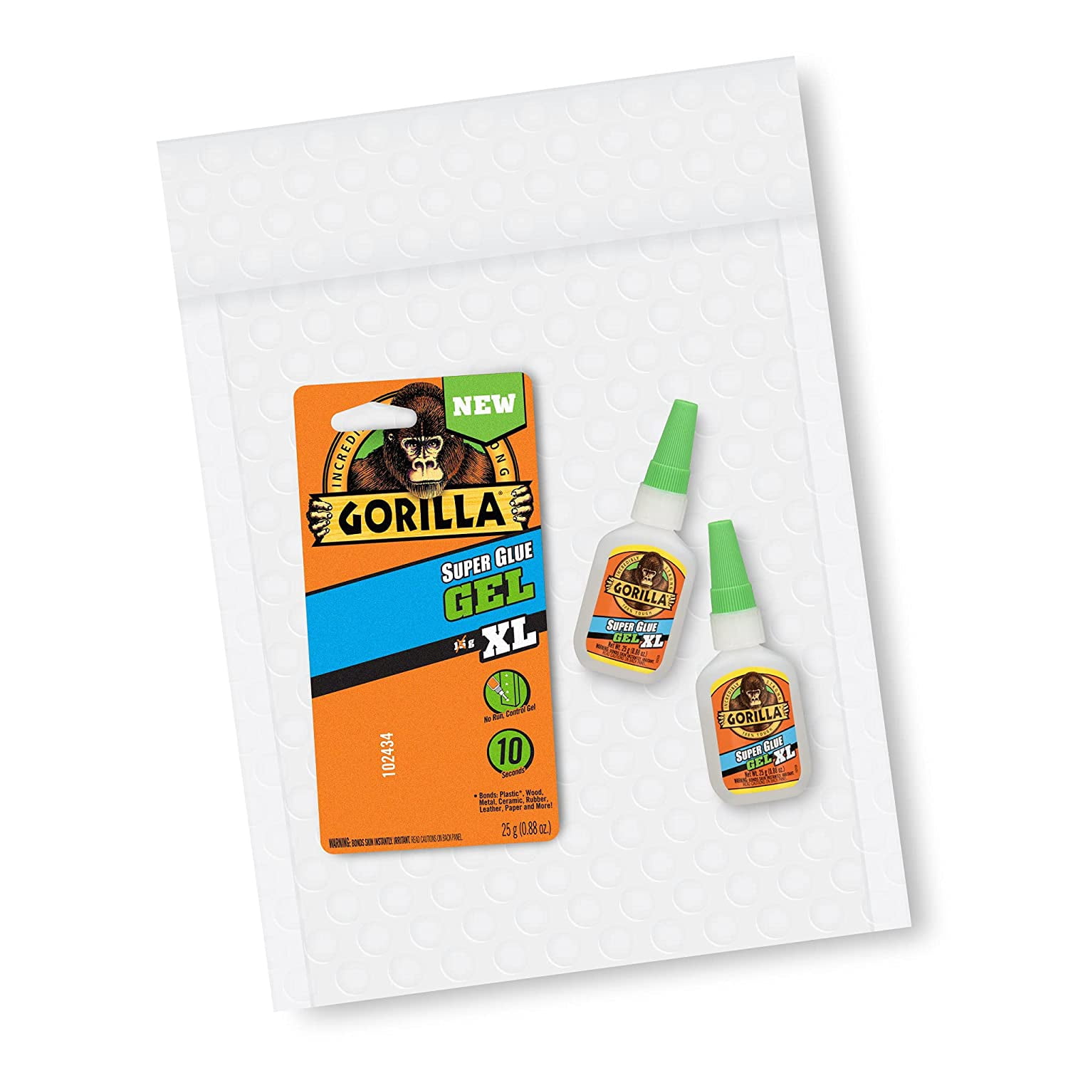 Gorilla Super Glue Gel XL, 25 Gram, Clear, (Pack of 1) - Walmart.com