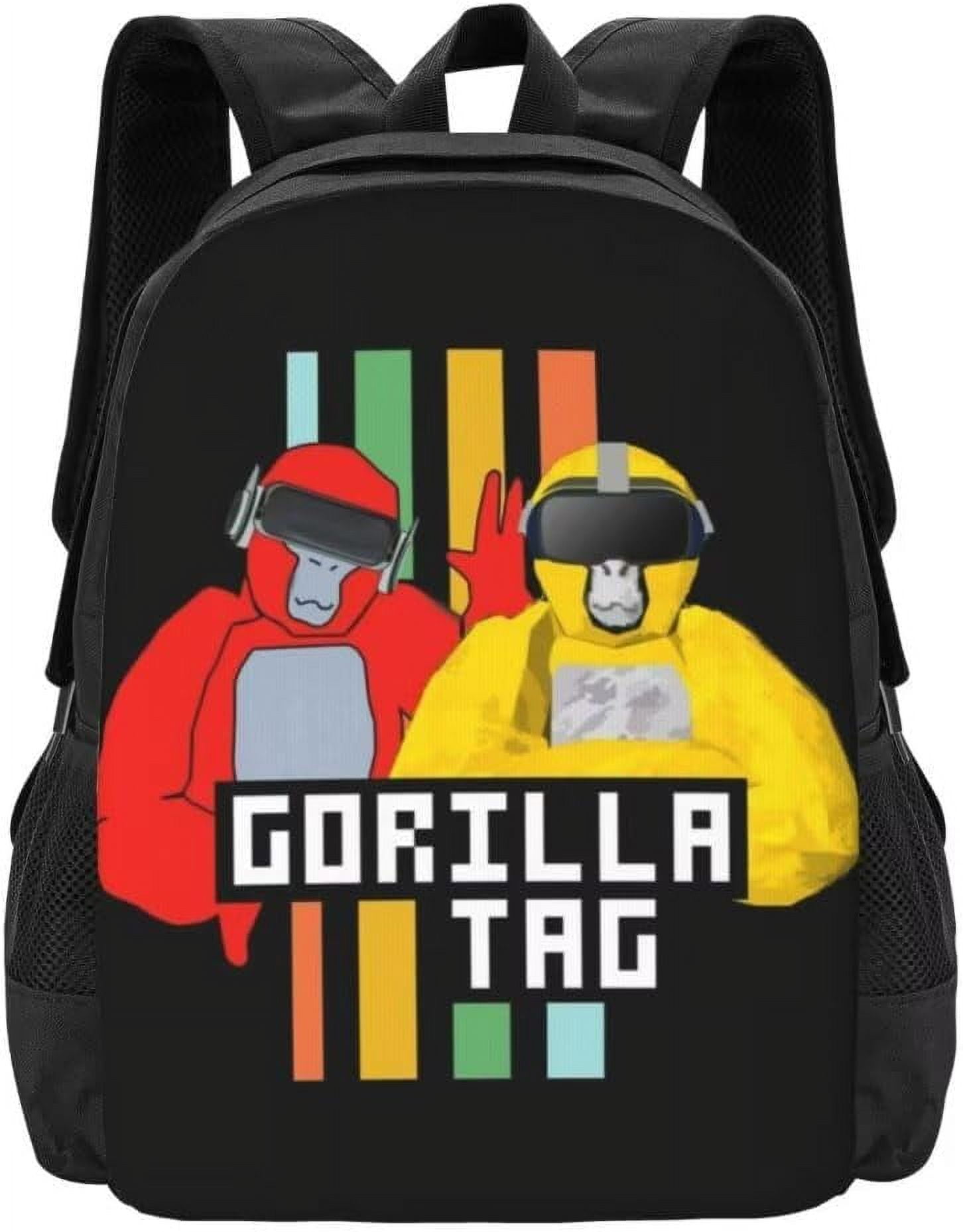 Gorilla Tag 3D Print Backpack Cartoon Monkey Backpack Lightweight ...
