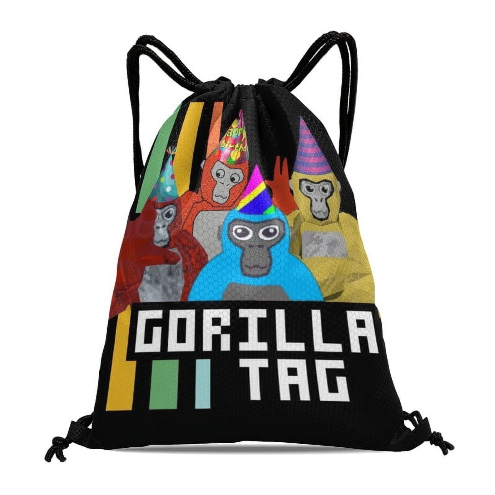 Gorilla Tag Backpack Bag Goodies Merch Drawstring Party Favors Gym ...