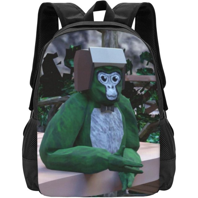 Gorilla Tag Backpack Cartoon Game Backpack Lightweight Casual Travel ...