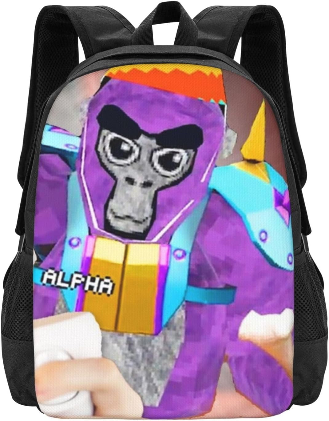Gorilla Tag Backpack Cartoon Game Backpack Lightweight Durable Travel Backpack Laptop Backpack ...