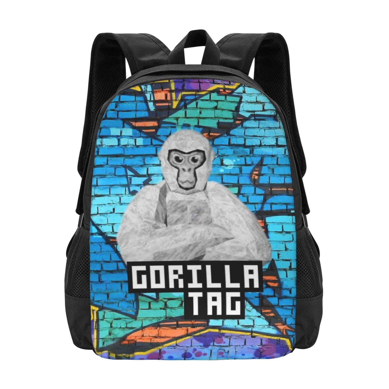 Gorilla Tag Backpack Cartoon Monkey 3D Printed Backpack Casual ...