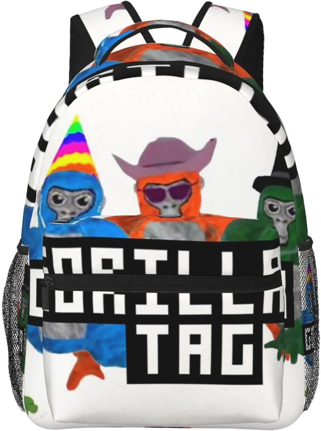 Gorilla Tag Backpack Cartoon Monkey Backpack Game Backpack Casual Durable Travel Backpack ...