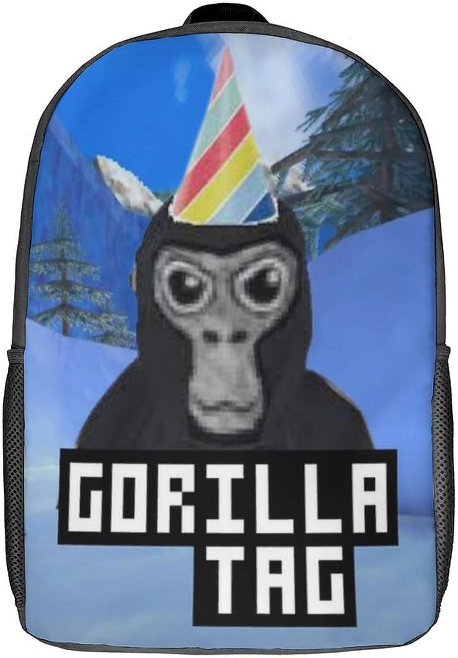 Gorilla Tag Backpack Funny Cartoon Monkey Bookbag - Walmart.com