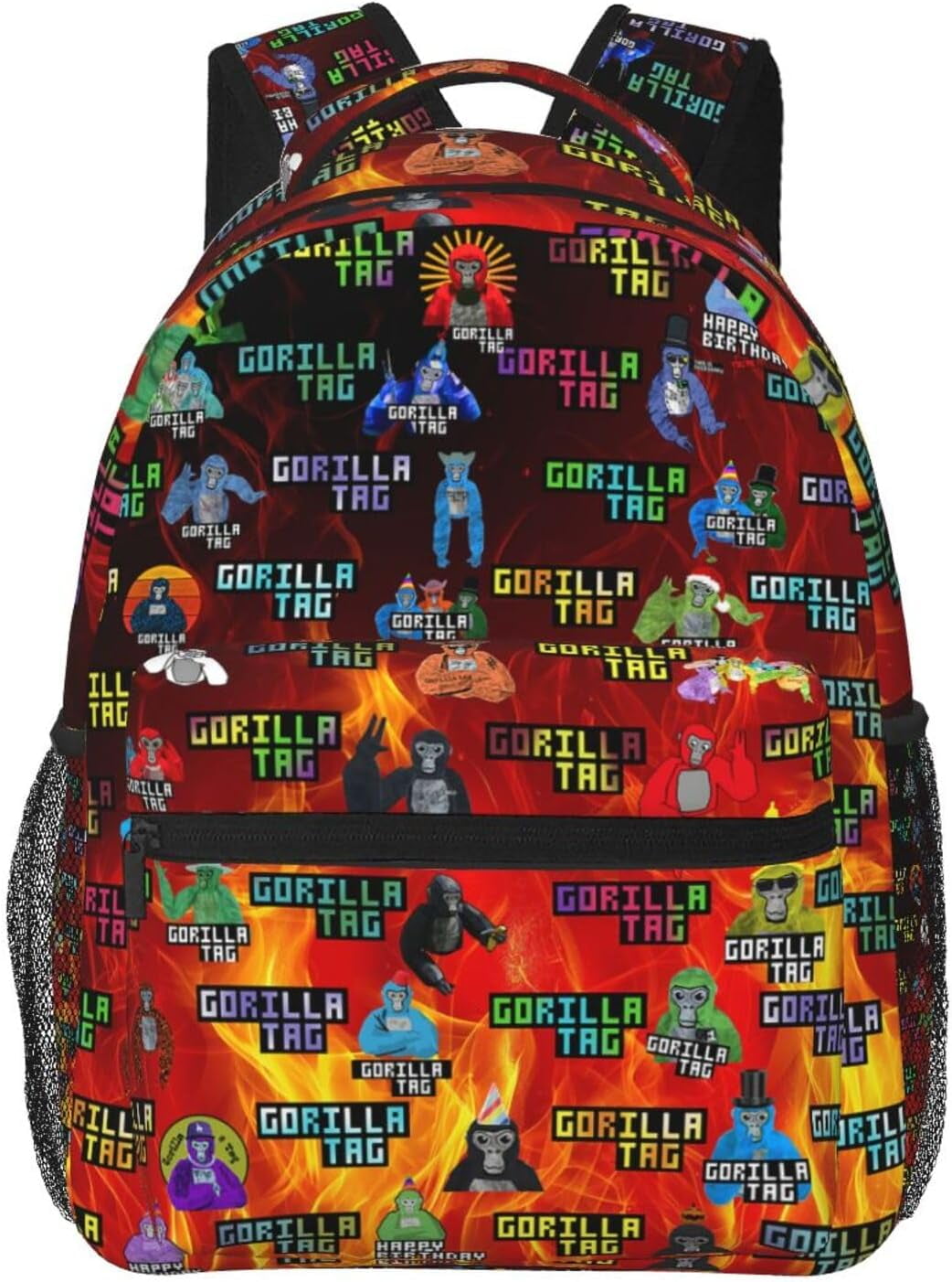 Gorilla Tag Backpack Large Capacity Gorilla VR Game Cartoon Backpack ...