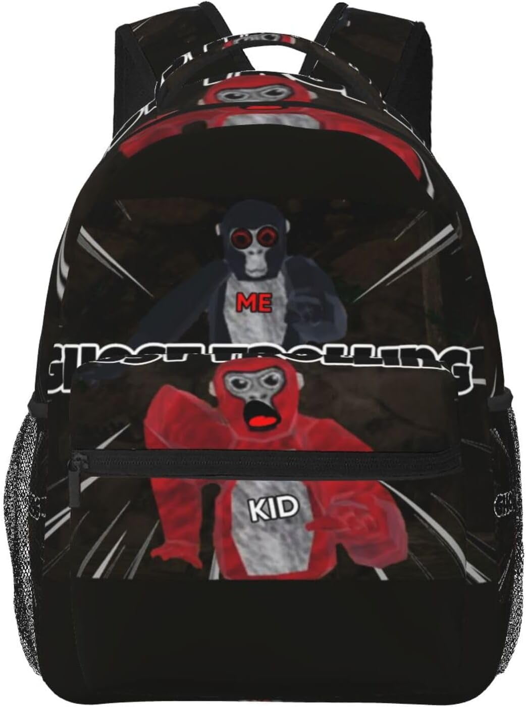 Gorilla Tag Backpack VR Game Monkey Backpack Lightweight Casual Travel Backpack for Men Woman ...