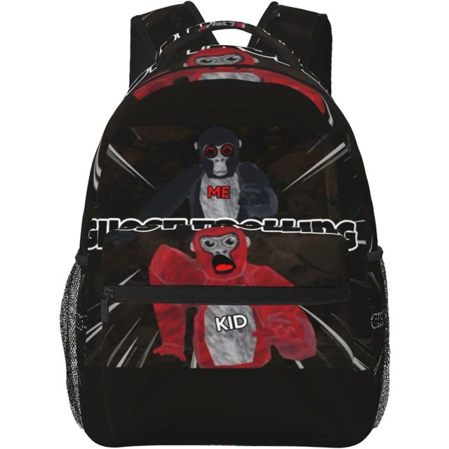 Gorilla Tag Backpack VR Game Monkey Backpack Lightweight Casual Travel ...
