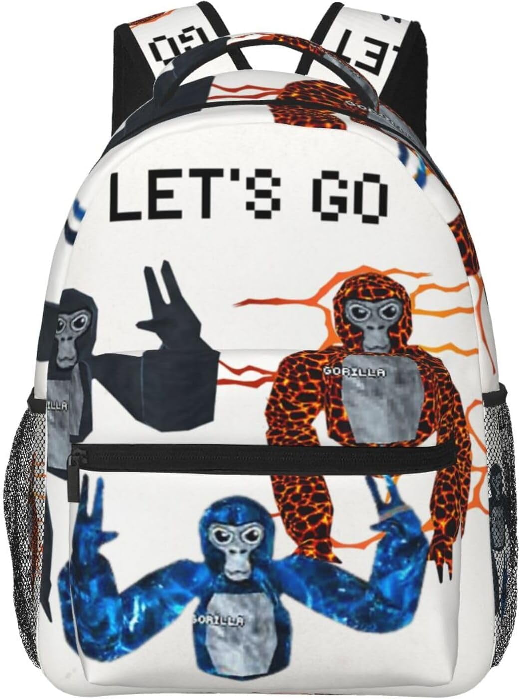 Gorilla Tag Backpack VR Game Monkey Backpack Lightweight Casual Travel ...