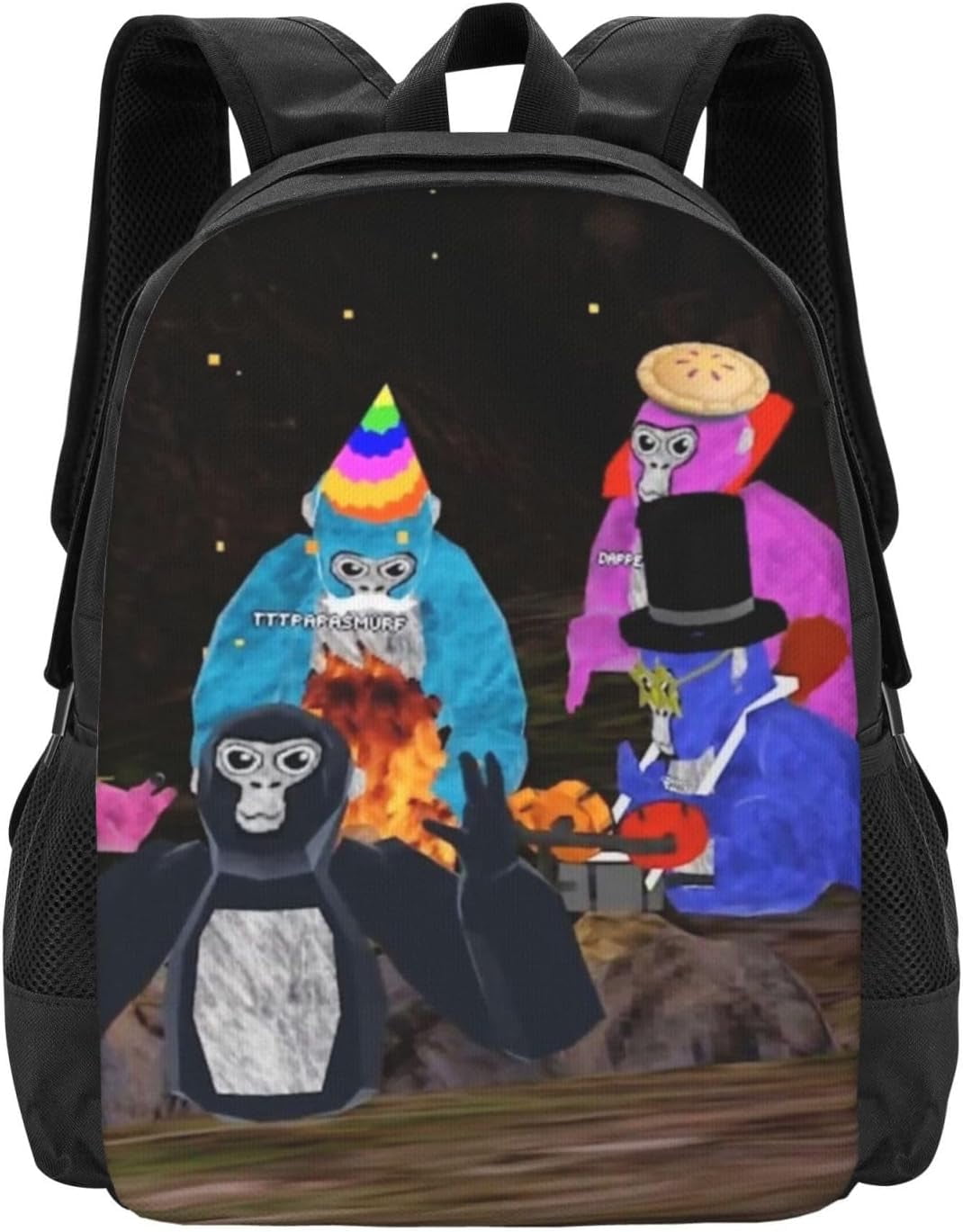 Gorilla Tag Backpacks Cartoon Backpack Casual Travel Laptop Large ...