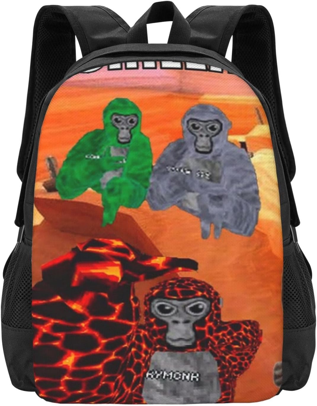 Gorilla Tag Backpacks Cartoon Laptop Backpack Lightweight Durable ...