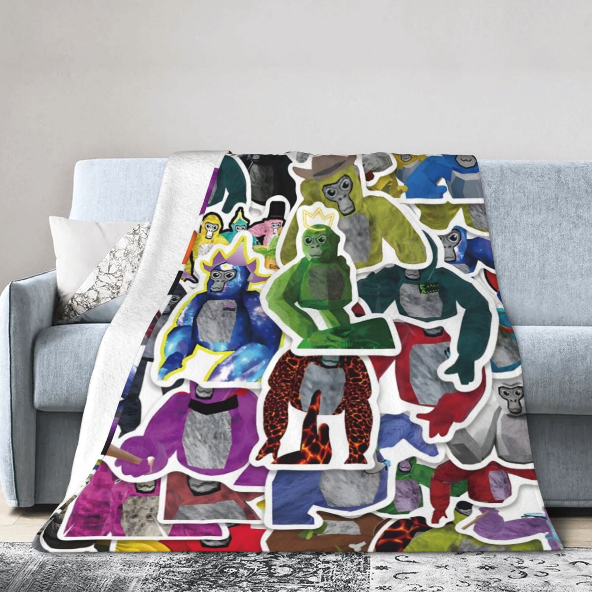 Gorilla Tag Games Blanket Warm Soft Gorilla Tag Games Throw Blanket for ...