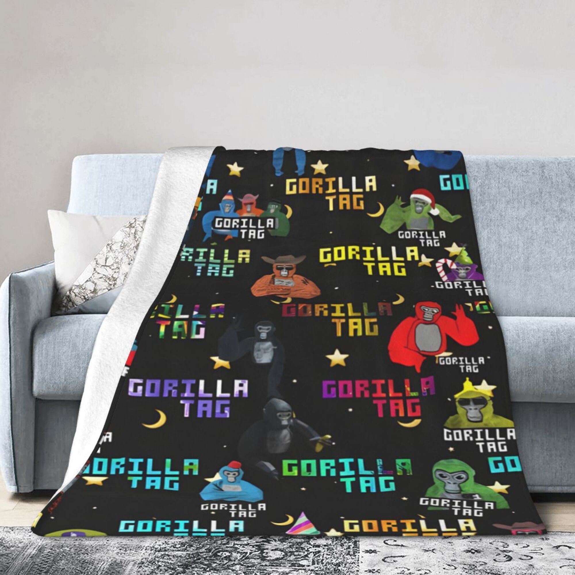 Gorilla Tag Games Blanket Warm Soft Gorilla Tag Games Throw Blanket for ...
