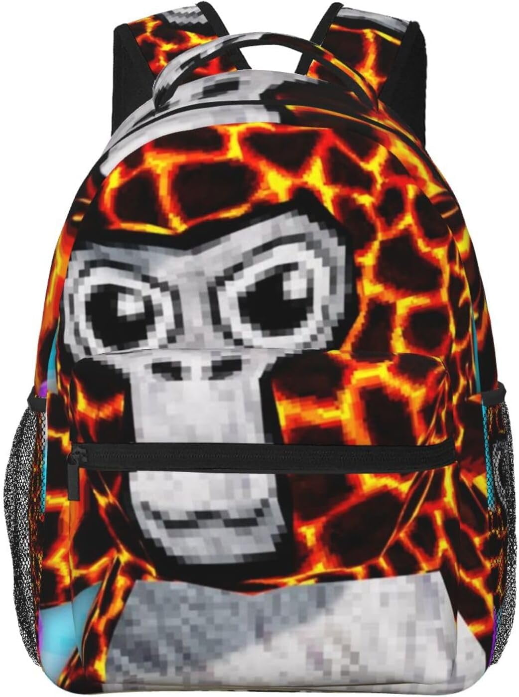 Gorilla Tag Laptop Backpack Cartoon Monkey Backpack Casual Durable ...