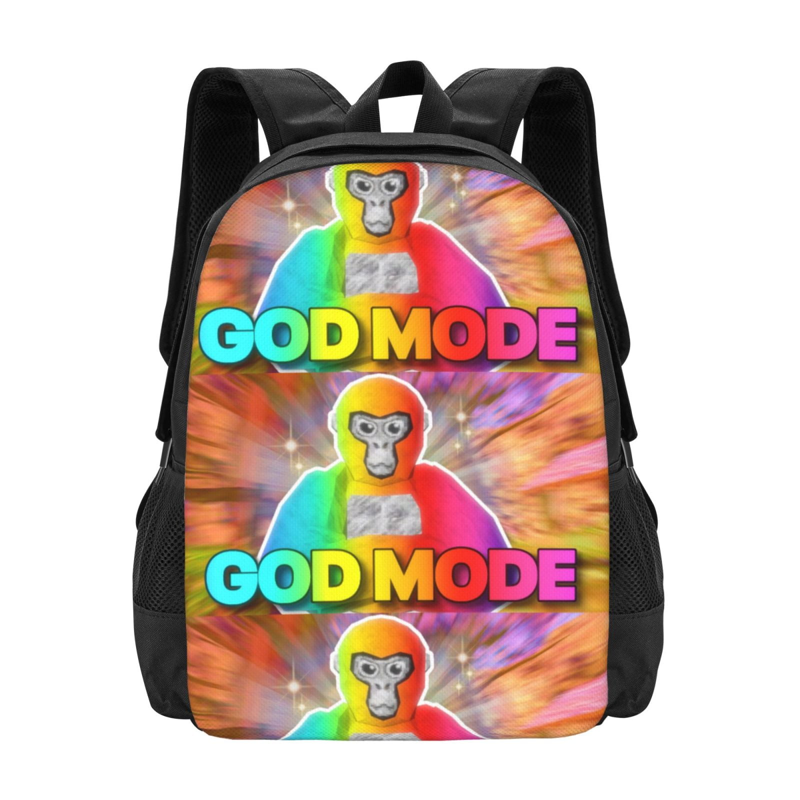 Gorilla Tag Laptop Backpack Novelty Game Monkey Backpack Casual ...