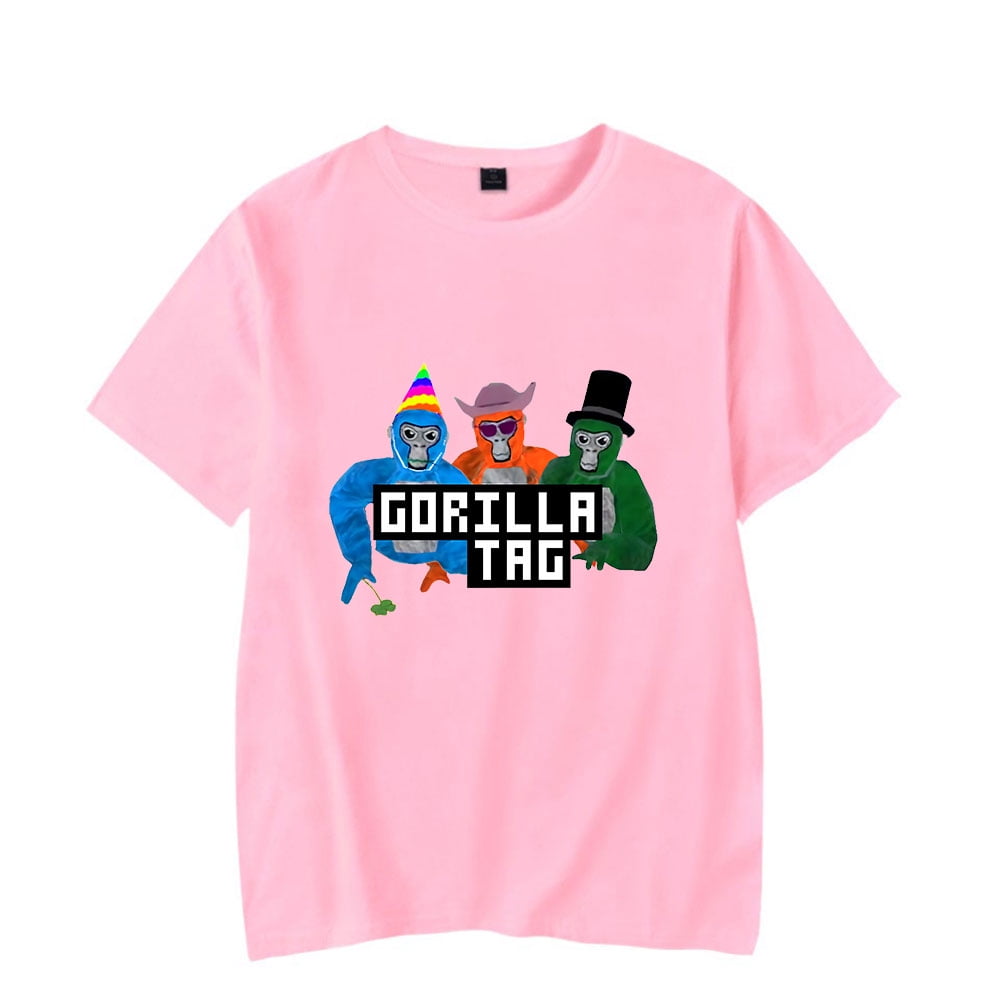 Gorilla Tag Merch T Shirt Funny Monke Logo Birthday T-Shirt Gift Short ...
