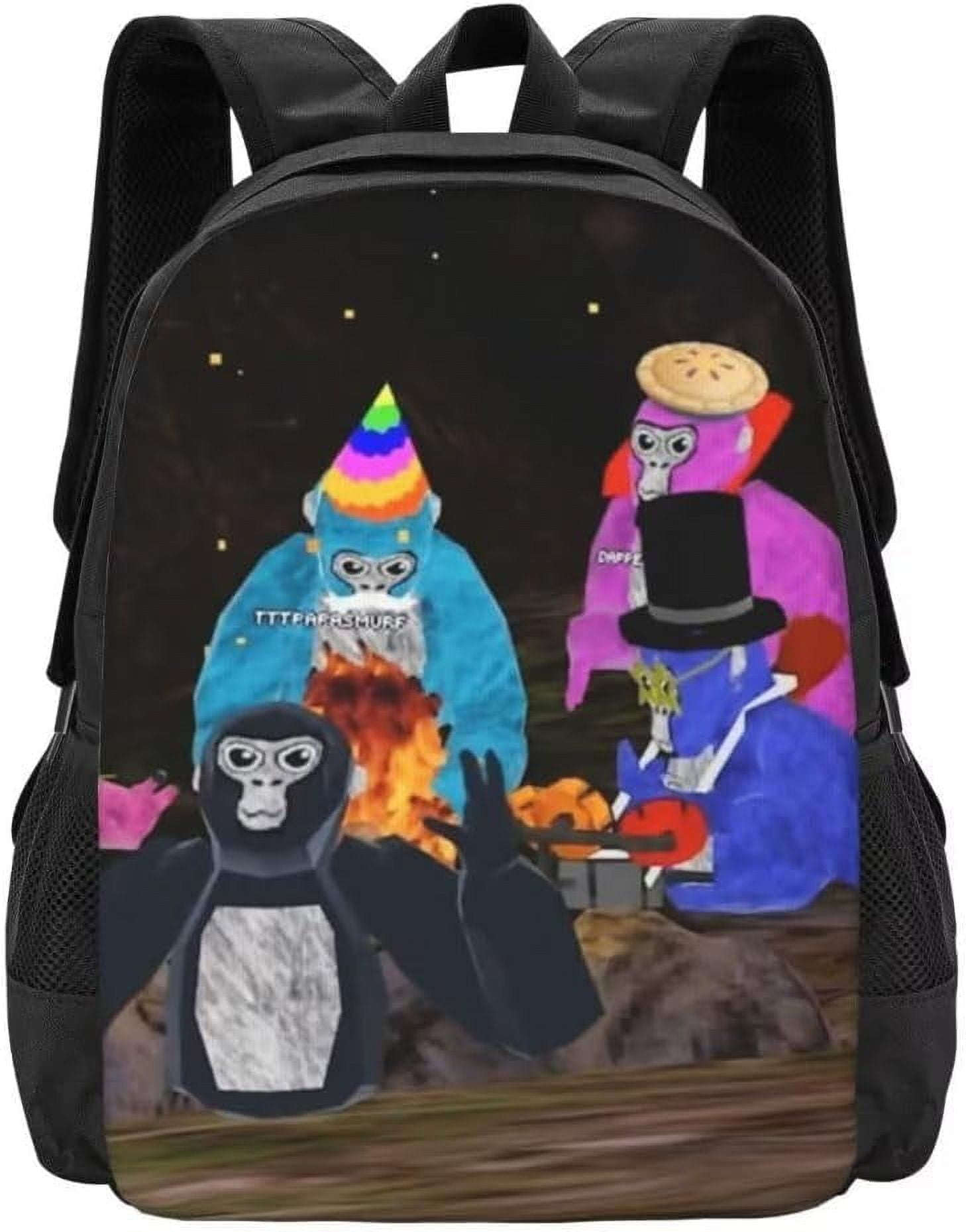 Gorilla Tag Monkey Backpacks Cartoon Backpack Casual Travel Laptop ...