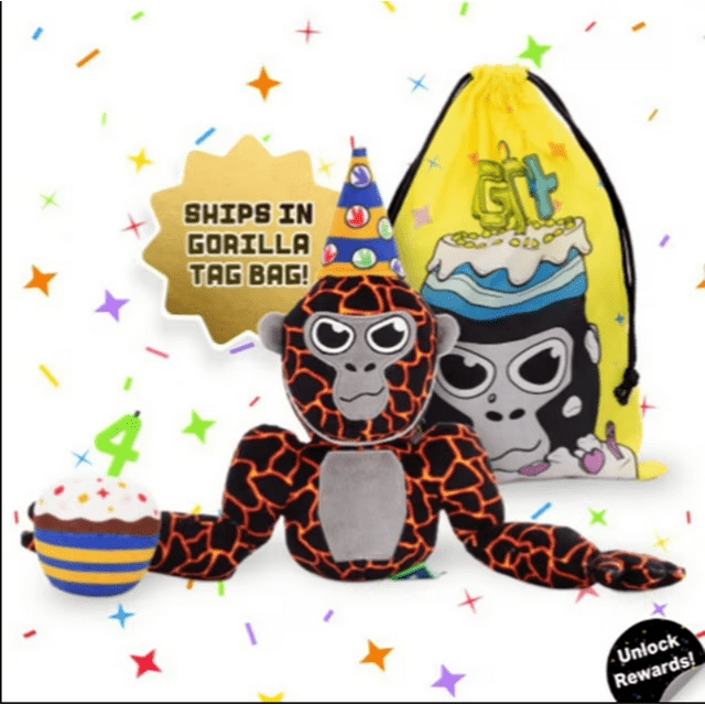 Gorilla Tag Monkey Plush,Easter Gifts Spring Decor Gorilla Tag Plushies ...