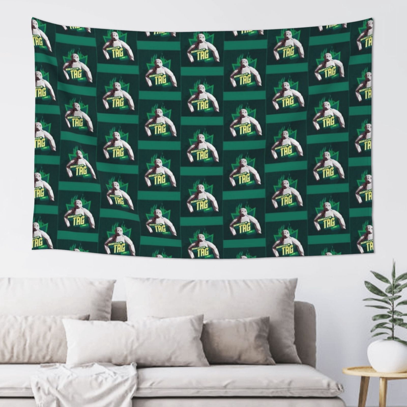 Gorilla Tag Tapestry, Wall Hanging Tapestries for College Dorm Room ...