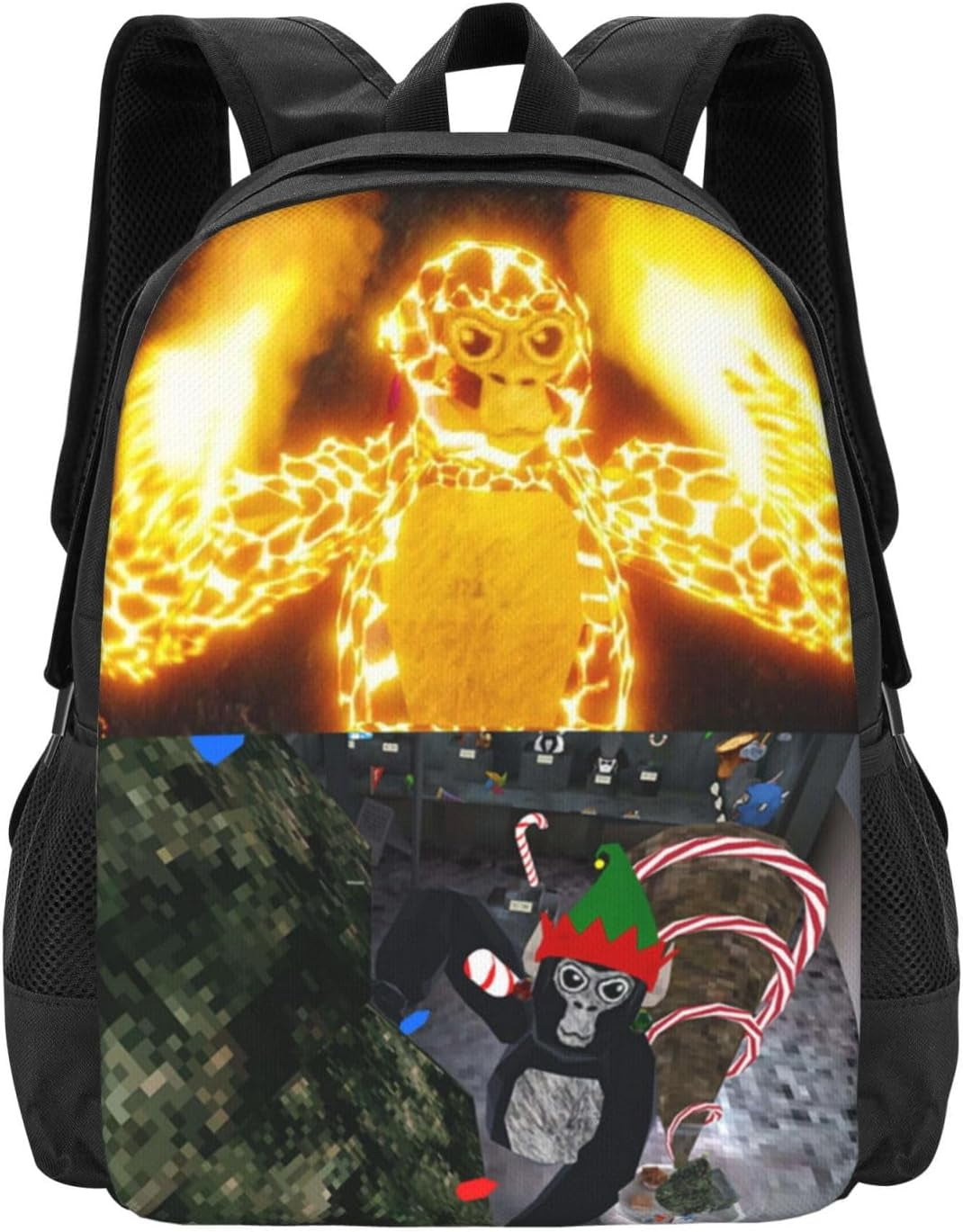 Gorilla Tag Travel Backpack Cartoon Monkey Backpack Casual Durable ...