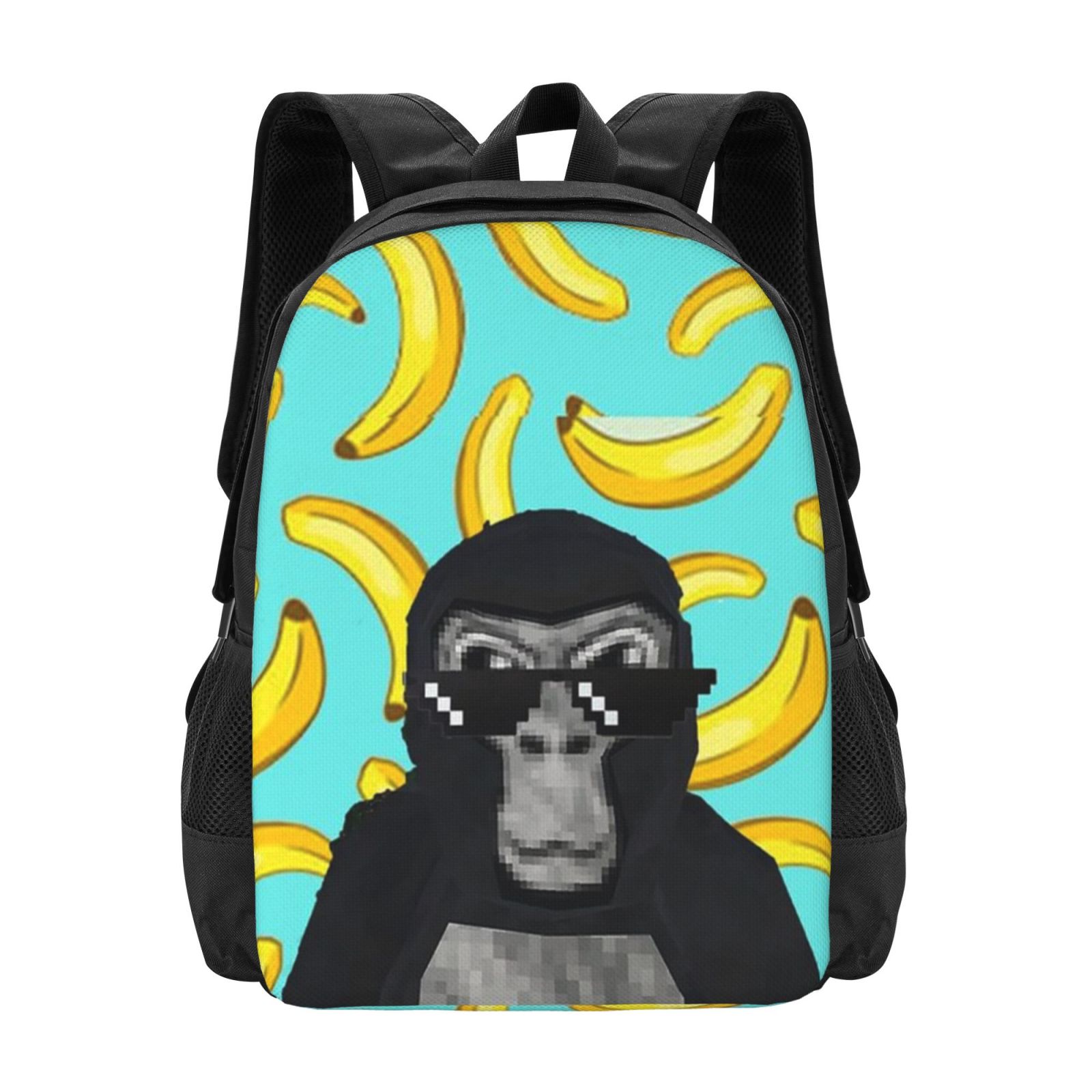 Gorilla Tag Travel Backpack Novelty Game Monkey Backpack Casual ...