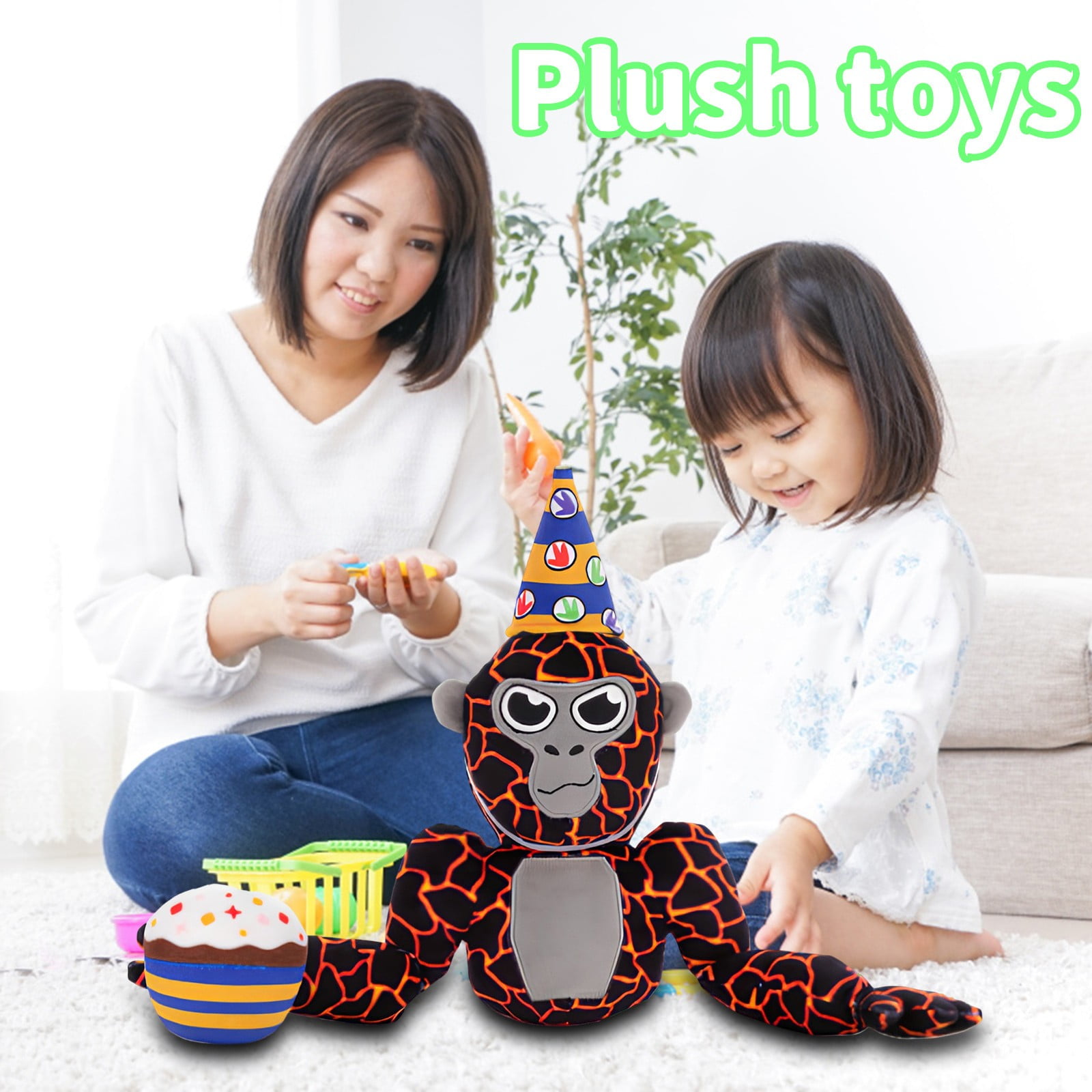 Gorilla Tag Plush Gorilla Tag Merch - Gorilla Tag Birthday Decorations ...