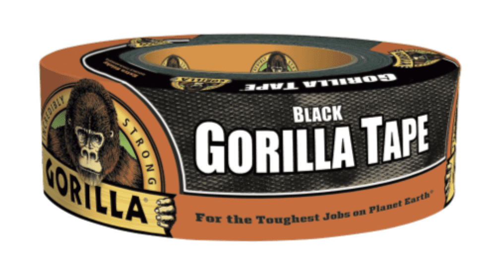 Gorilla Tape 6035181 Extra-Thick Black Duct Tape 1.88" x 35 yds - All ...