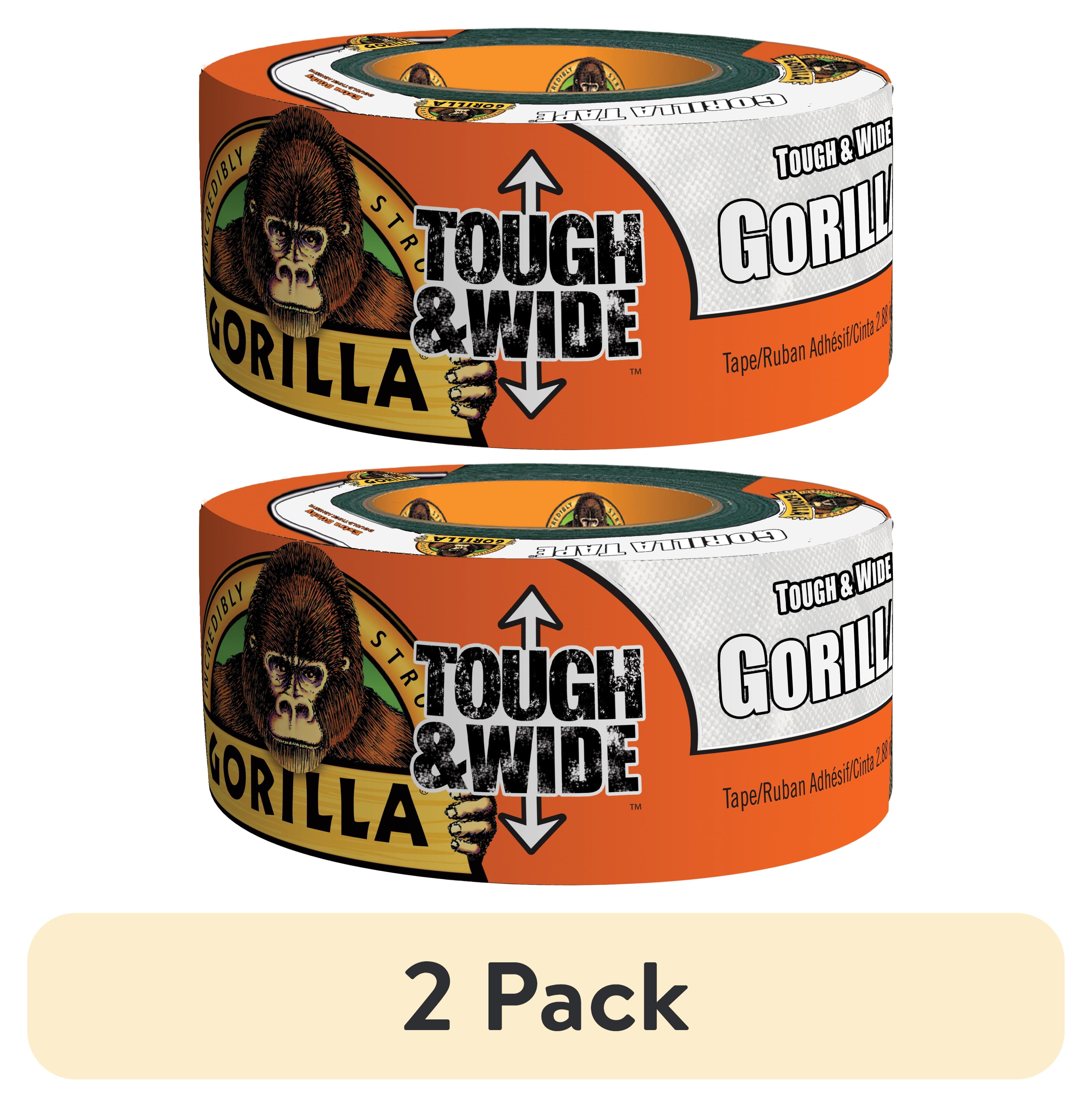 (2 pack) Gorilla Tough & Wide White Duct Tape, 25 Yard Roll - Walmart.com