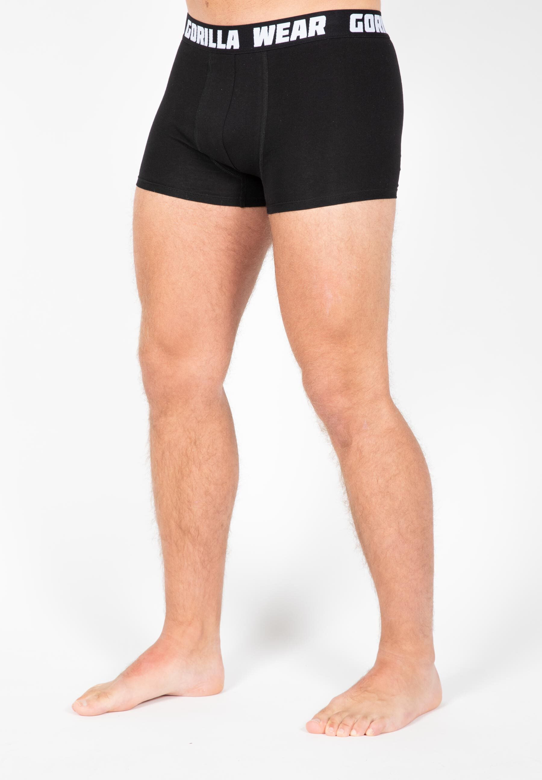 Gorilla Wear Boxer Shorts 3-Pack - Black - Walmart.com