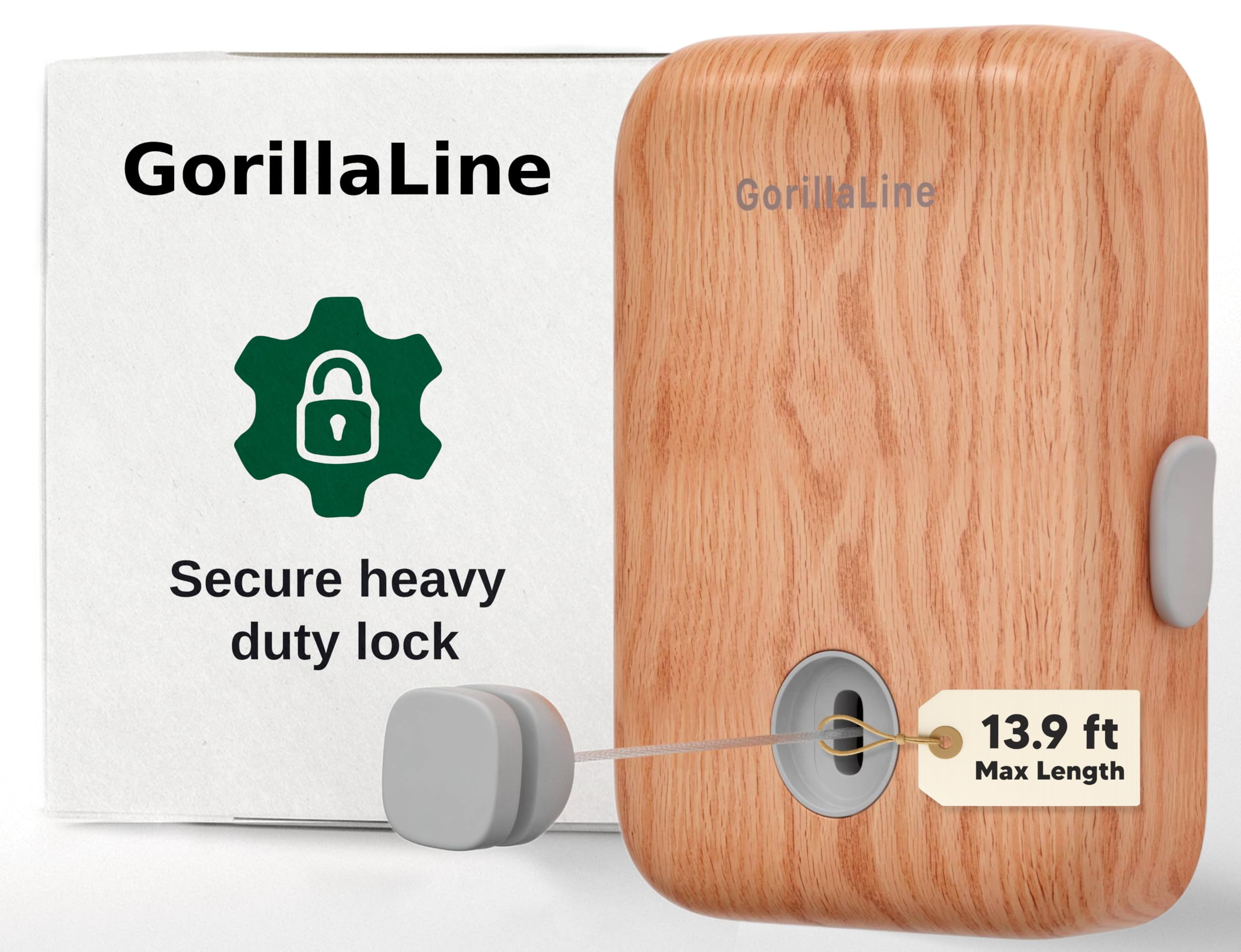 GorillaLine - Retractable Clothesline Indoor Outdoor Clothes Line ...