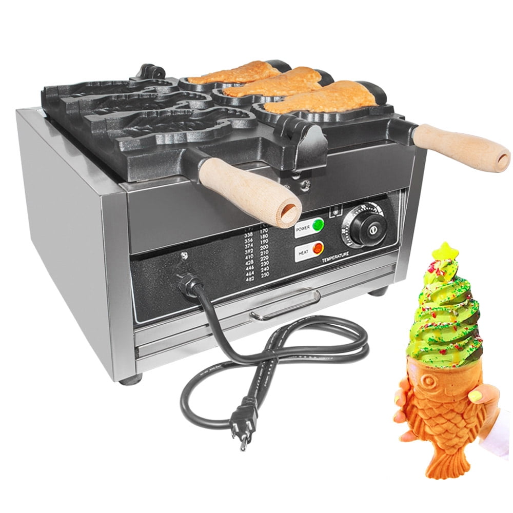 GorillaRock Taiyaki Machine Commercial | 3 Open-Mouth Fish Shaped ...