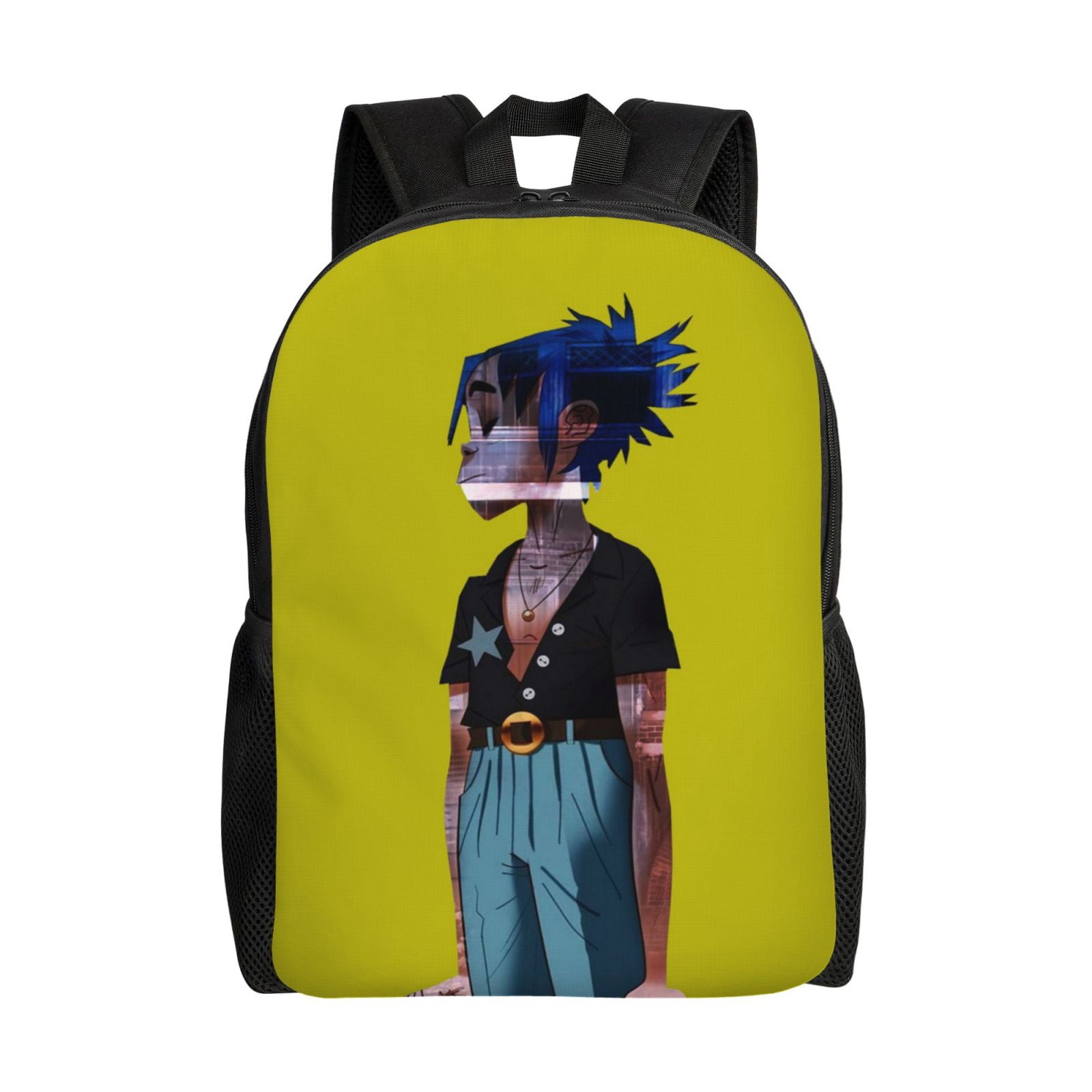 Gorillaz 2D Laptop Backpack Lightweight Basic Unisex Daypack School Bag ...