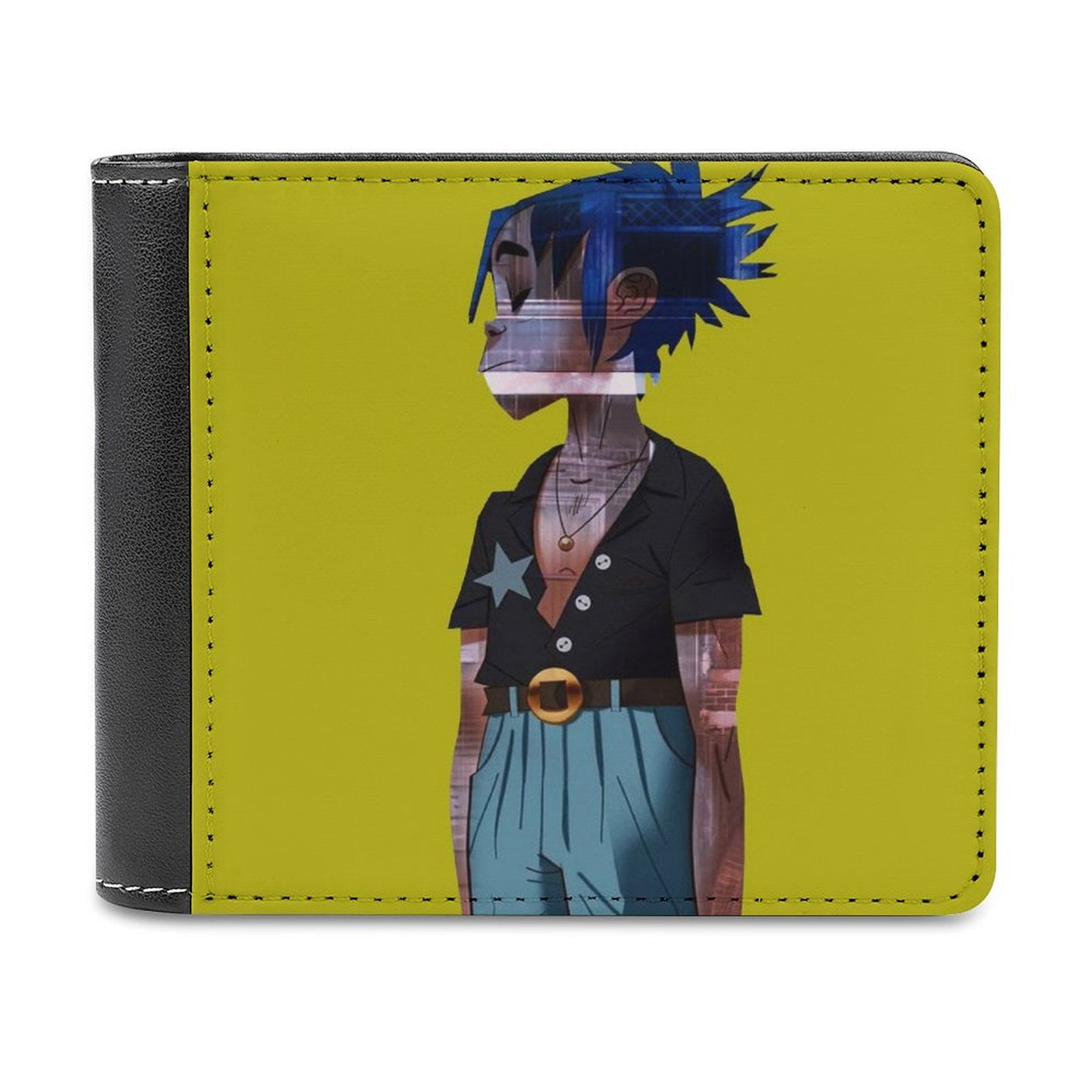 Gorillaz 2D PU Leather Wallet With Card Slots Bifold Wallet Money ...