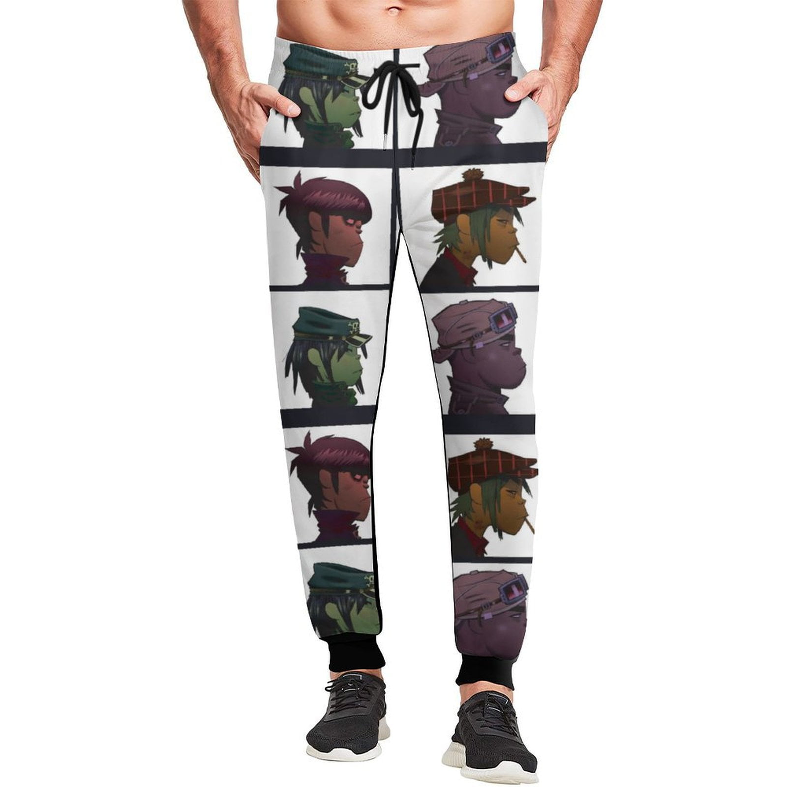 Gorillaz All Alone Mens Sweatpants Joggers Pants 3D Printing Casual ...