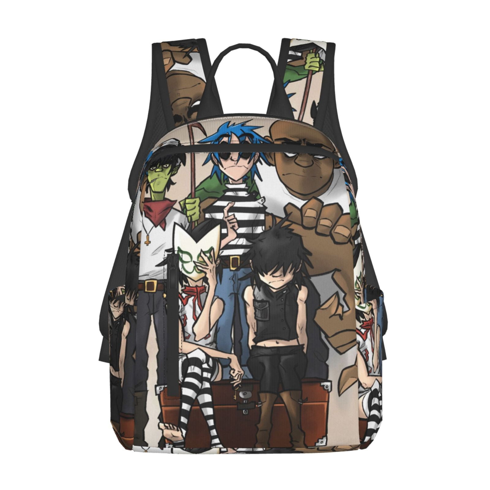 Gorillaz Animated Backpack Bookbag School Bag Unisex Daypack ...