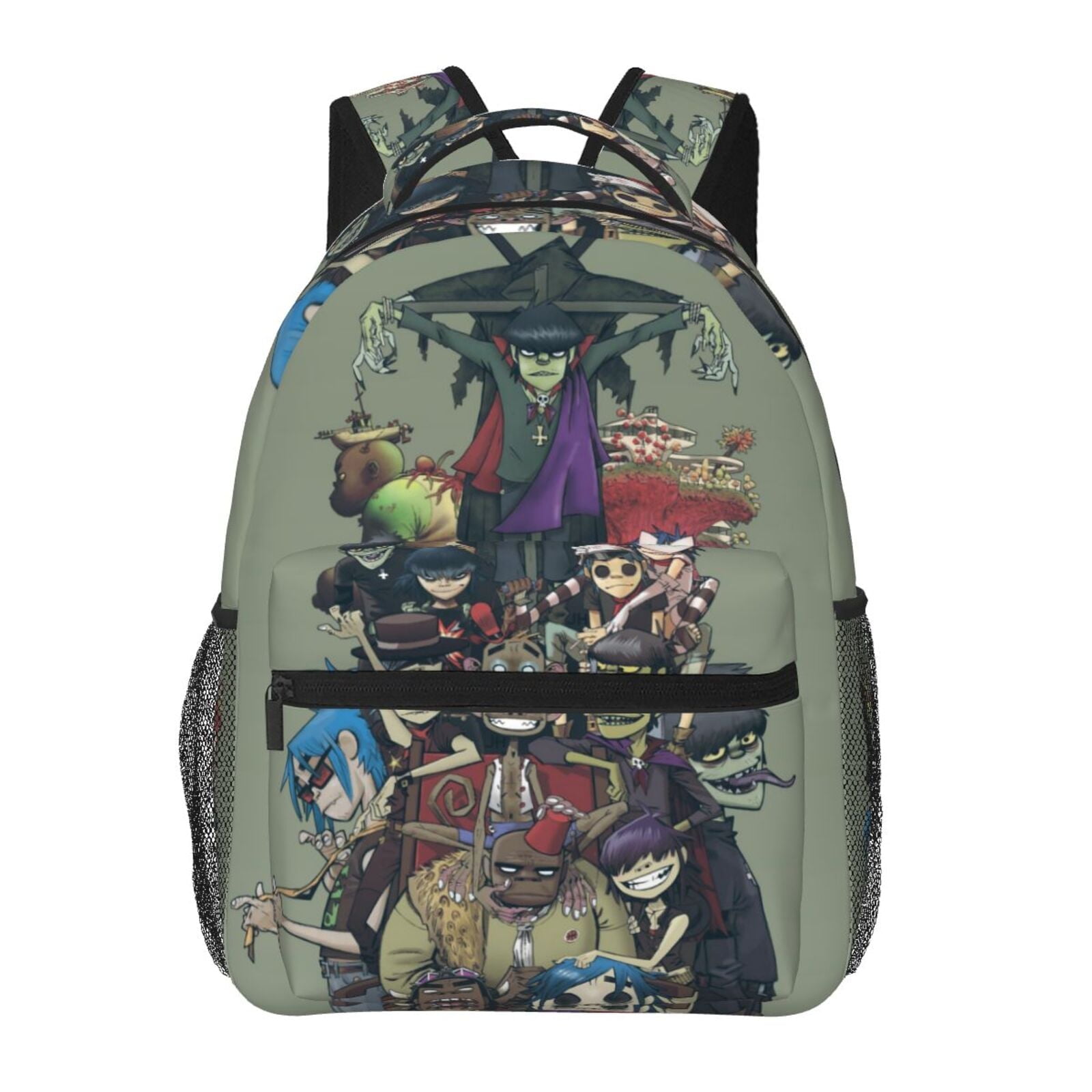 Gorillaz Animation Band Backpack Shoulders Laptop Daypack Student ...