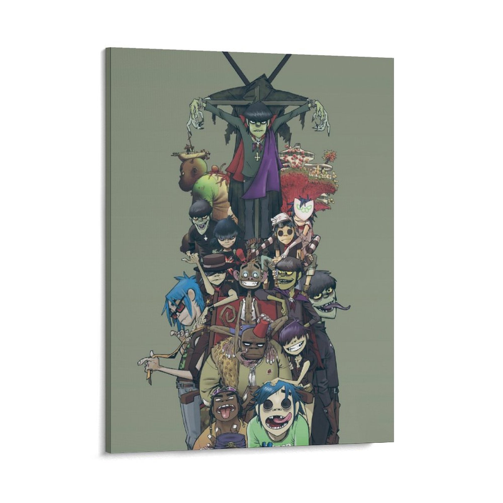 Gorillaz Animation Band Decorative Painting Canvas Wall Poster Art ...