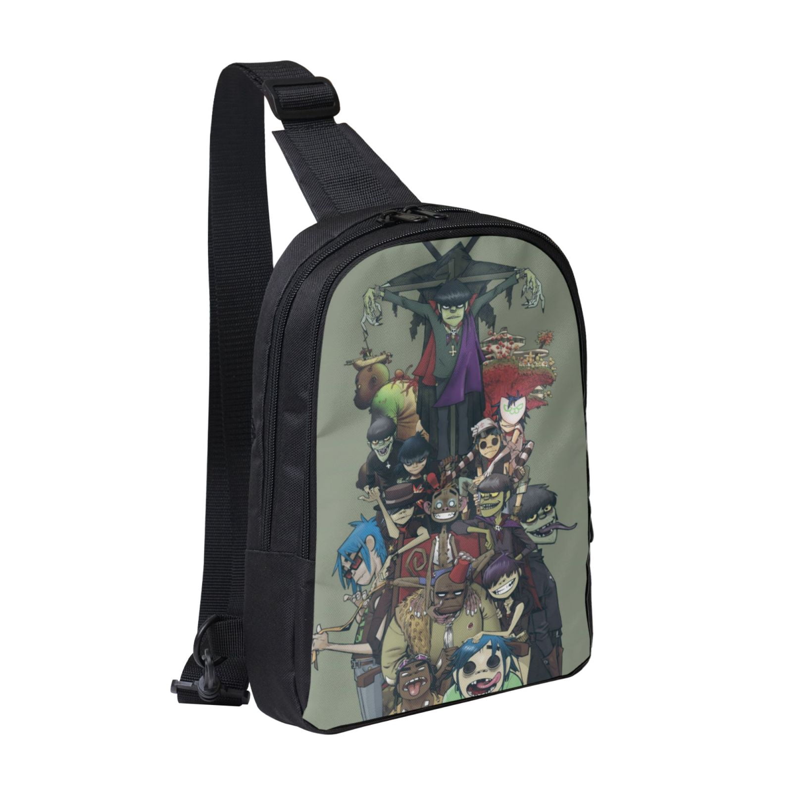 Gorillaz Animation Band Sling Bag For Women And Men Crossbody Backpack ...