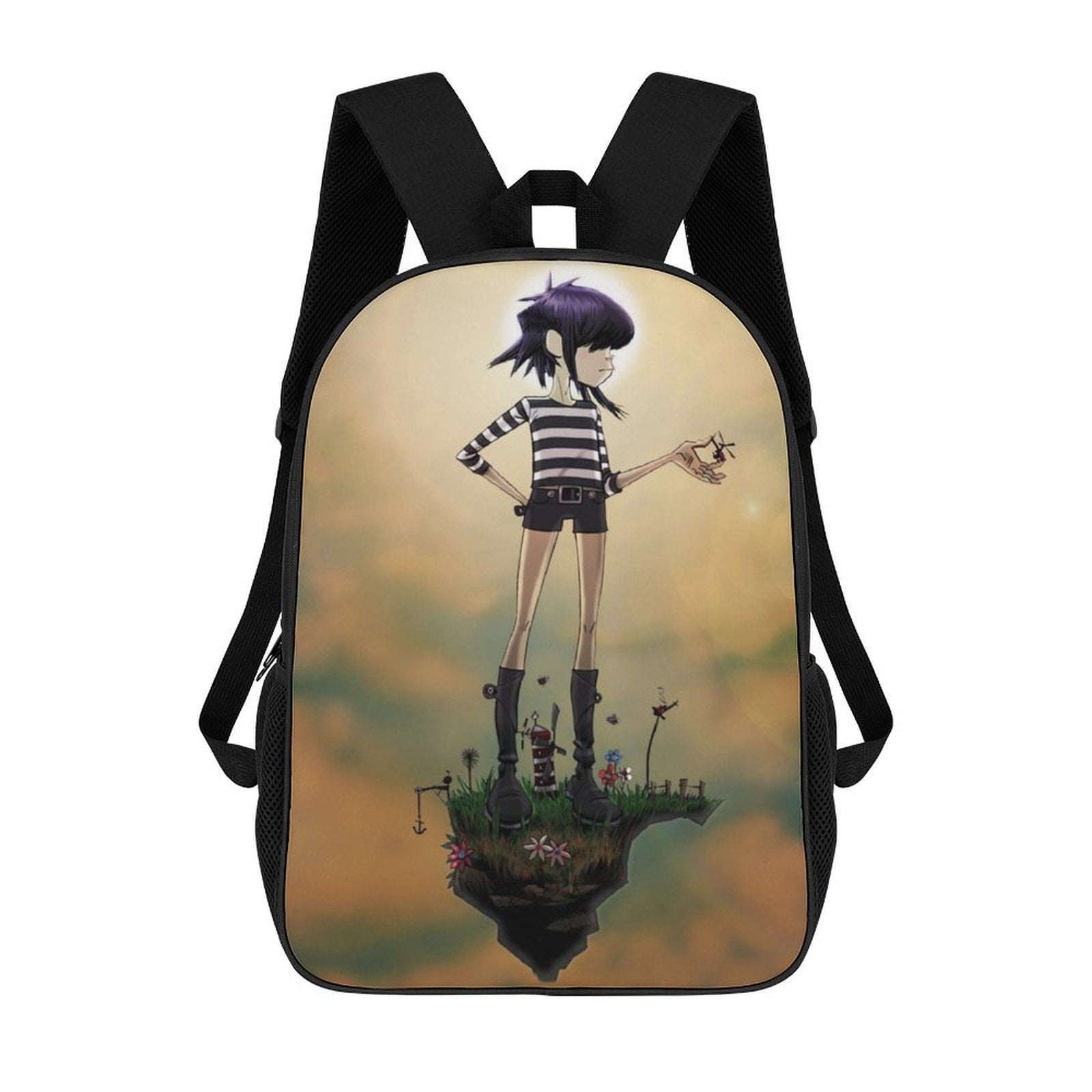 Gorillaz Backpack Daypack Fashion School Bag Satchel Bookbag Multipurpose Laptop Travel Bag ...