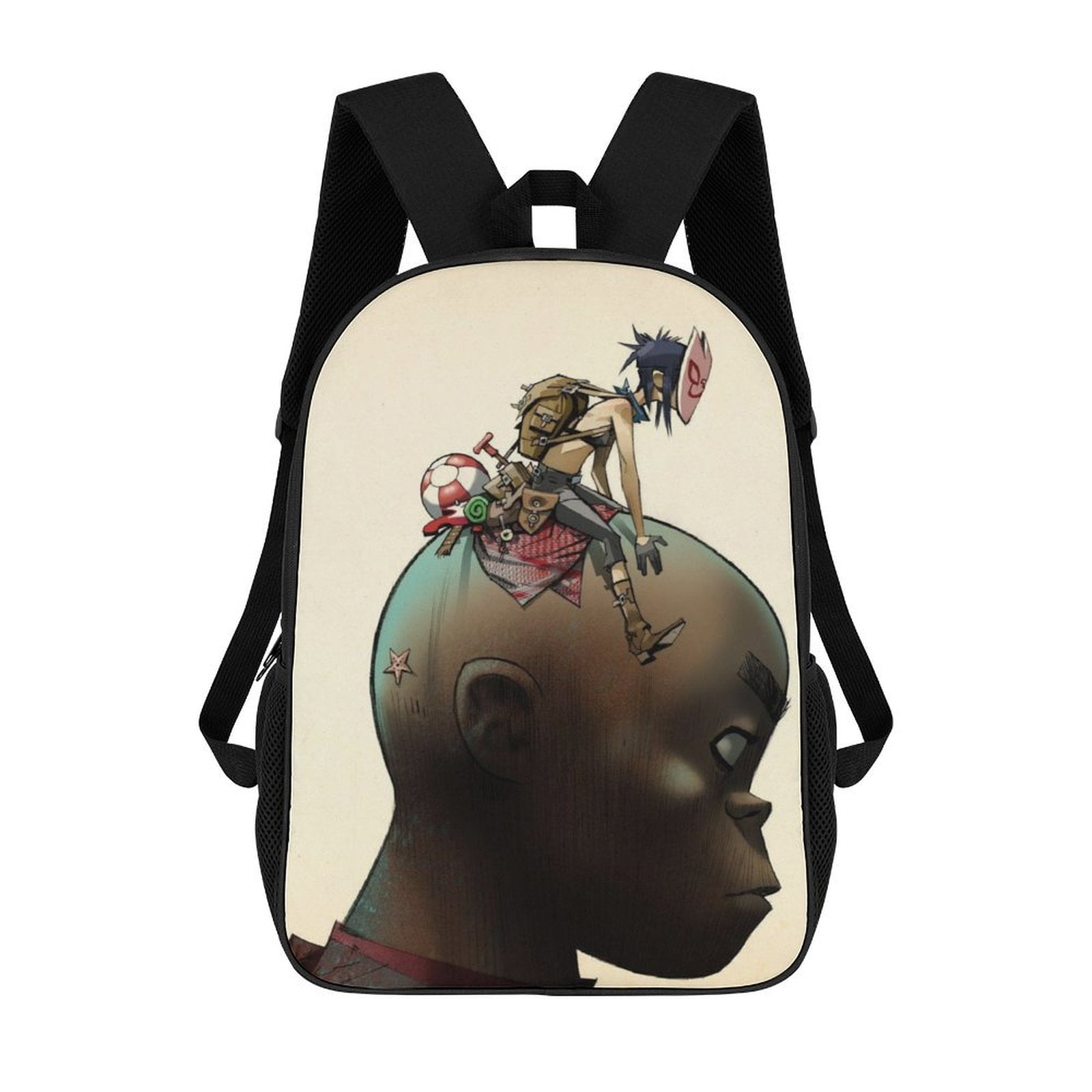 Gorillaz Backpack Daypack Fashion School Bag Satchel Bookbag Multipurpose Laptop Travel Bag ...