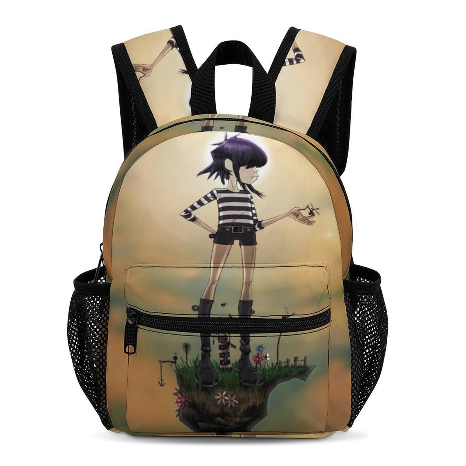 Gorillaz Backpack Daypack School Bag Lightweight Bookbag Shoulders ...