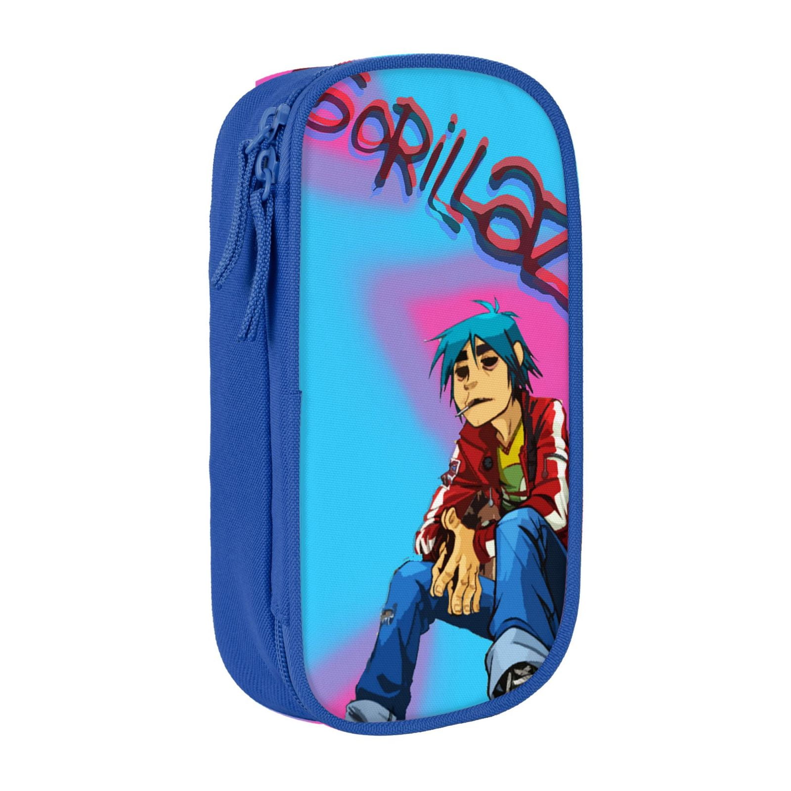 Gorillaz Big Capacity Pencil Case Bag with Zipper, Aesthetic Pencil ...