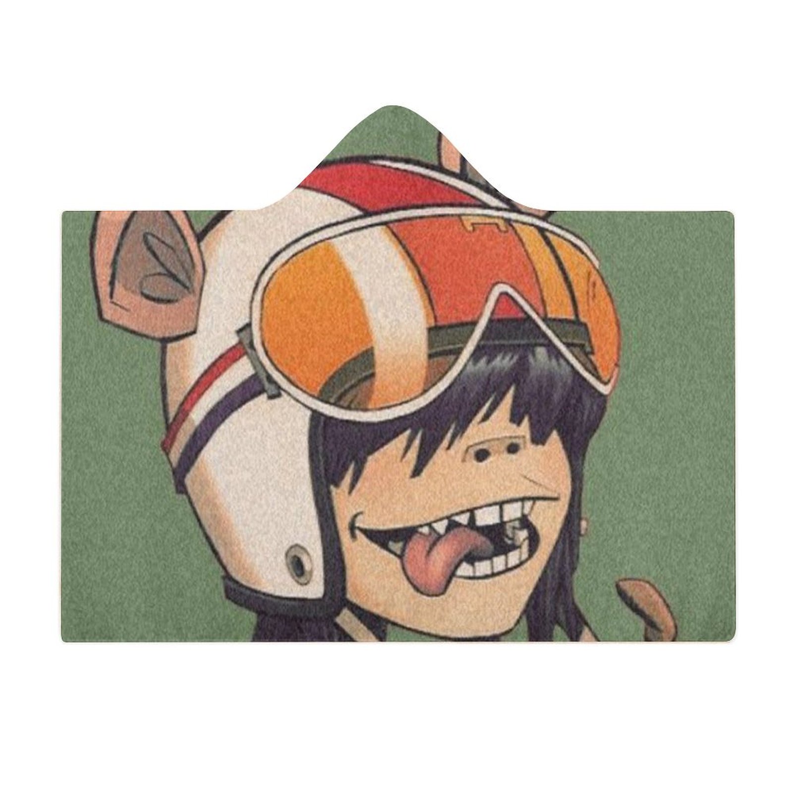 Gorillaz Cloak Hooded Blanket Soft Wearable Blanket Hoodie Throw Cape ...