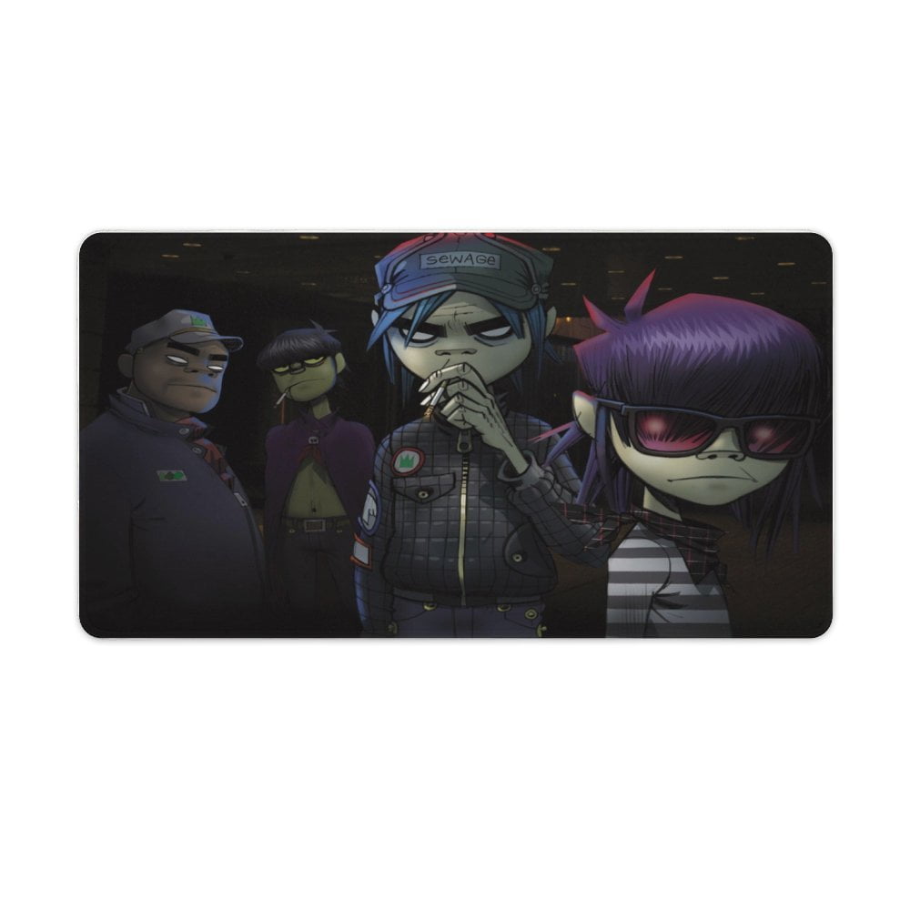 Gorillaz Desk Mat, Large Mouse Pad, Gaming Mousepad, Desk Pad, Big ...