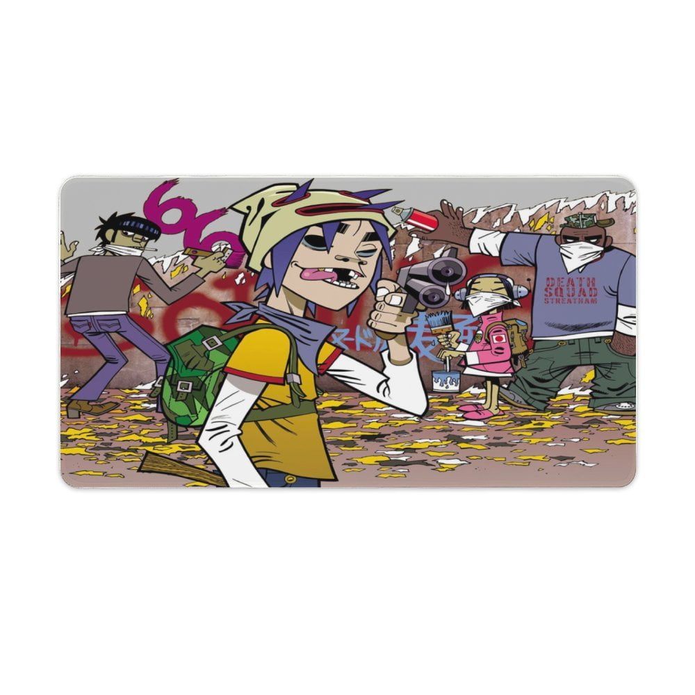 Gorillaz Desk Mat, Large Mouse Pad, Gaming Mousepad, Desk Pad, Big ...