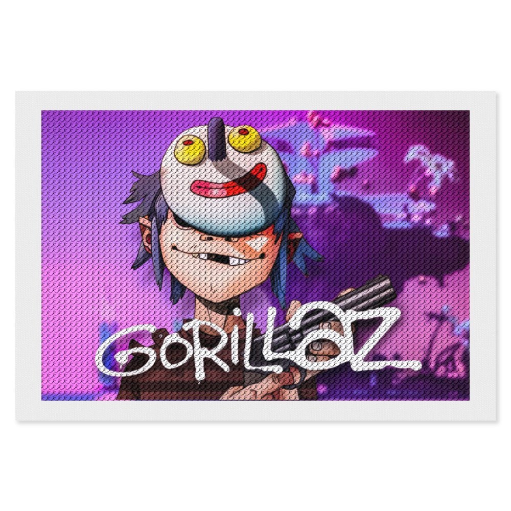 Gorillaz Diamond Art Kits for Adults Diamond Art Gem Art Painting Full ...