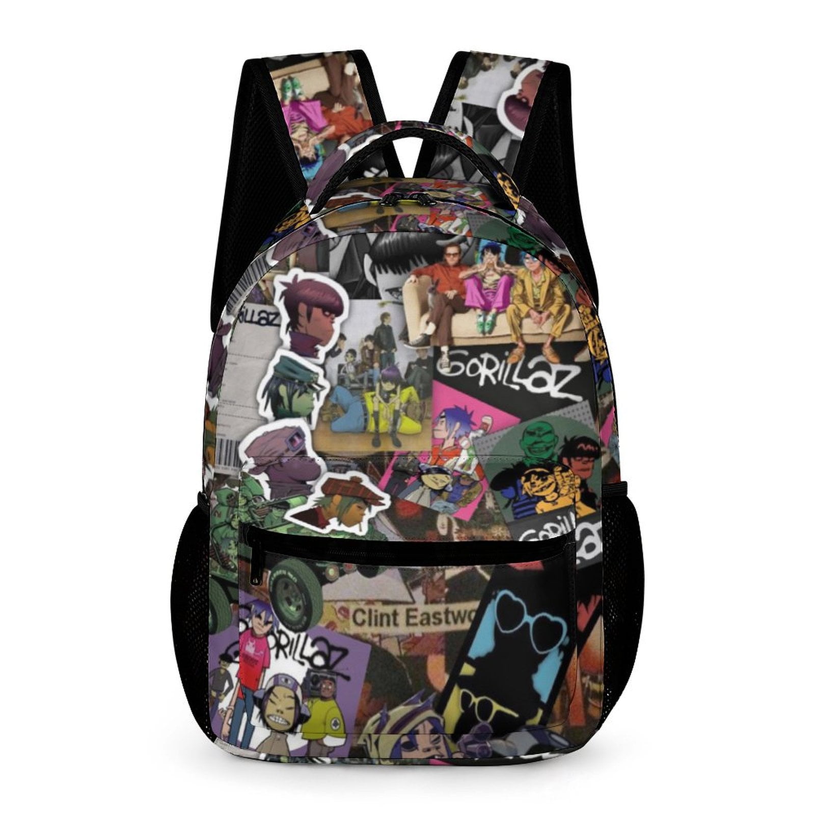Gorillaz Backpacks Cute School Bag Bookbag Casual Daypack Outdoor ...